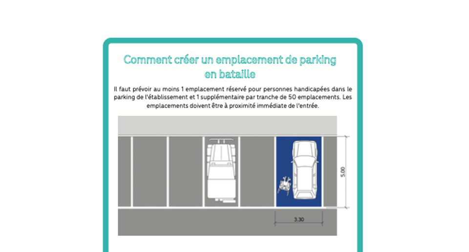 Parking PMR - Emplacement réservé | Access & Go
